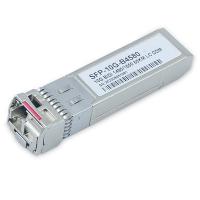China 10GBASE SFP+ BiDi Transceiver 80km SMF Simplex LC TX 1490nm RX 1550nm DOM for sale