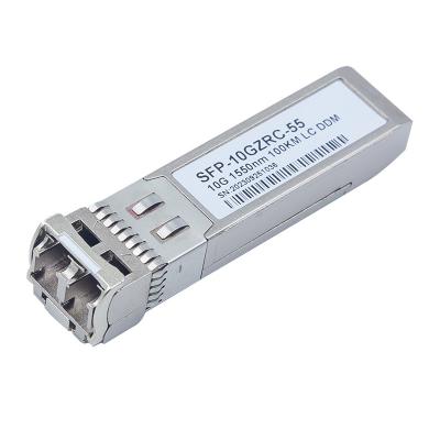 China Dell Compatible 10GBASE SFP+ ZR 100km 1550nm Duplex LC SMF Transceiver Module for sale