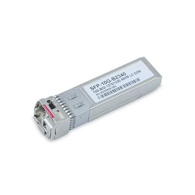 China BIDI 10GE SFP+ Transceiver Cisco Compatible 1270nm TX 1330nm RX 40km Simplex LC SMF for sale