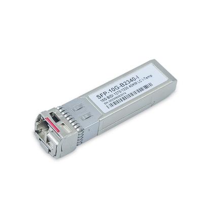 China 10Gbps BIDI SFP+ Module 1270nm TX 1330nm RX 40km Simplex LC SMF Industrial Transceiver for sale