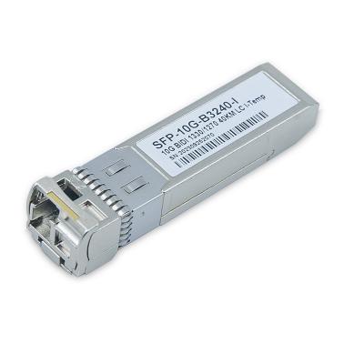 China 10G BIDI SFP+ 1330nm TX 1270nm RX 40km Simplex LC SMF Transceiver Module for sale
