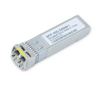 China 10G SFP+ DWDM C-Band C17-C61 40km Industrial Temp Duplex LC Transceiver Module for sale