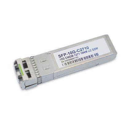 China Duplex LC SMF 10G CWDM SFP+ Transceiver 1270nm 10km Cisco Compatible for sale
