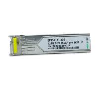 China Cisco Compatible 1.25GBASE BiDi SFP Transceiver 3km 1550nm TX 1310nm RX Single Mode LC for sale