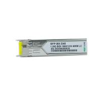 China Cisco Compatible 1.25GBASE BiDi SFP Transceiver 40km 1550nm TX 1310nm RX SMF LC for sale