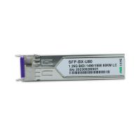 China Cisco Compatible 1.25GBASE BiDi SFP Transceiver 80km Single Mode LC 1490nm TX 1550nm RX for sale