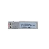 China 10GBASE ER 40km I-Temp DDM supported SFP+ duplex LC over OS2 SMF Transmission Module for sale