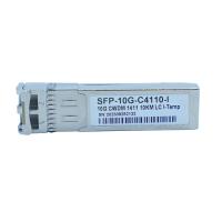 China 1410nm 10G CWDM SFP+ Transceiver 10km OS2 SMF Duplex LC I-Temp Module for sale