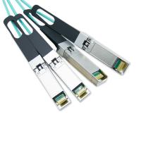 China 40G QSFP+ to 4x10G Breakout Active Optical Cable AOC 1m 850nm VCSEL for sale