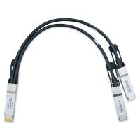 China 400G QSFP-DD Breakout to 2x200G QSFP56 Direct Attach Copper Twinax Cable 2.5m 26AWG for sale