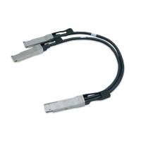 China 400G QSFP-DD Breakout to 2x200G QSFP56 Direct Attach Copper Twinax Cable 2.5m 26AWG for sale