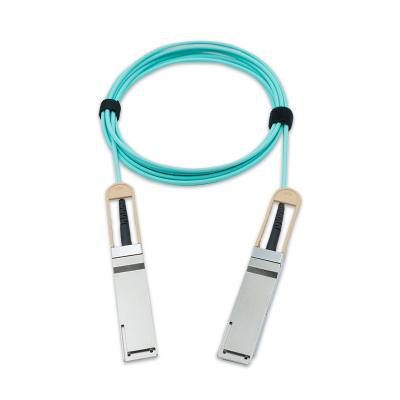 China 56G QSFP+ AOC Cable 5m Mellanox Compatible Active Optical Cable for InfiniBand for sale