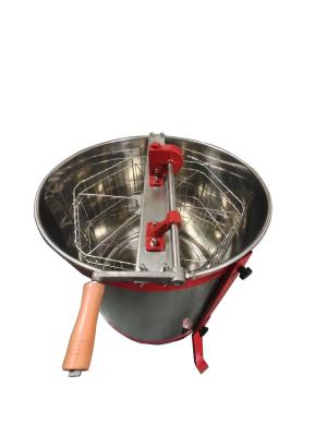 China 6 Frames Beekeeping Manual SS Honey Extractor With Automatic Braking Function for sale