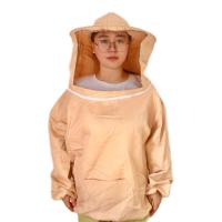 China Apricot Color Thicker Bee Jacket Beekeeping Jacket Free Size for Beekeepers for sale