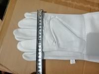 China White Ventilated Gloves for Beekeeping White Sheepskin Gloves with White Soft Ventilated Cuff for sale
