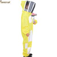 China Three-layer Ventilated Beekeeping Suit with Protective Bee Hat and Customizable Sizes for sale