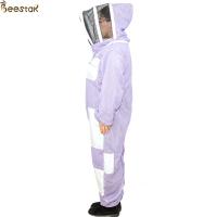 China Three-layer Ventilated Beekeeping Suit with Protective Bee Hat and Customizable Sizes for sale