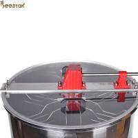 China Apicultura 6 Frames Stainless Steel Manual Honey Extractor Beekeeping Equipment for sale
