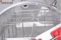 China 2 Frames Stainless Steel Transparent Manual Honey Extractor Beekeeping Equipment for sale