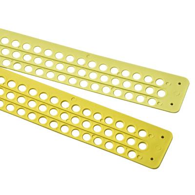 China Yellow Color Three Row Plastic Bee Pollen Trap For Beekeeping Equipment for sale