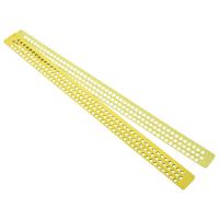 China Yellow Color Three Row Plastic Bee Pollen Trap For Beekeeping Equipment for sale