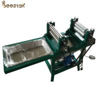 China Electric Beeswax Foundation Machine with Aluminum Alloy Rollers 220V 750W for Beekeeping for sale