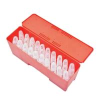 China Red Plastic Queen Bee Cage For Queen Bee Rearing System Beekeeping Queen Cage for sale
