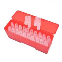 China Red Plastic Queen Bee Cage For Queen Bee Rearing System Beekeeping Queen Cage for sale