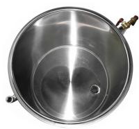 China Stainless Steel Honey Heating Tank Interlayer Water Heating Honey Storage Barrel for sale