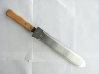China 40cm durable stainless steel Honey Uncapping Knife With Curved and Straight Side for sale