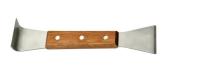 China Wholesale Stainless Steel Bee Hive Equipment Wooden Handle Bee Hive Tool Scraper for sale