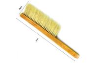 China Bee Brush Beekeeping With Wooden Handle Single Row Bristle Tools For Beekeepers for sale