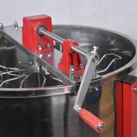 China 6 Frame Manual Honey Extractor Machine Stainless Steel Honey Extraction Processing for sale