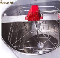 China 4 Frame 201 Stainless Steel Honey Extractor With Metal Stand, Gate, and Lid Manual for sale