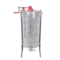 China 2 frames trasparent Acrylic honey extractor manual honey extractor for Apiary for sale