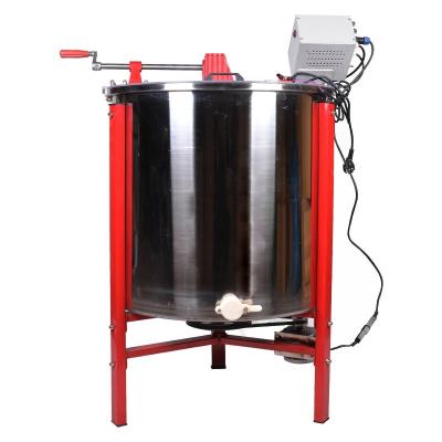China Stainless Steel 8 frames three using way manual electric honey extractor for sale