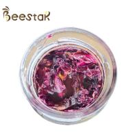 China Pure Raw Rose Flavored Acacia Honey with Rose Petals - Natural Bee Honey No Additives for sale