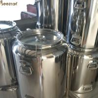 China Self - Heating 304 Stainless Steel Honey Tank , Honey Storage Tank 41cm Diameter for sale