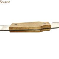 China High Quality Durable Stainless Steel Beekeeping Hive Tools With Wooden Handle for beehive for sale