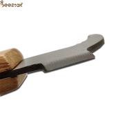 China High Quality Durable Stainless Steel Beekeeping Hive Tools With Wooden Handle for beehive for sale