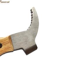 China High Quality Durable Stainless Steel Beekeeping Hive Tools With Wooden Handle for beehive for sale
