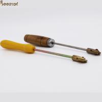 China Yellow Color Wheel Embedder Plastic Handle of Bee Hive Equipment for sale