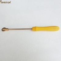 China Yellow Color Wheel Embedder Plastic Handle of Bee Hive Equipment for sale