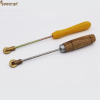 China Yellow Color Wheel Embedder Plastic Handle of Bee Hive Equipment for sale