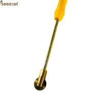 China Yellow Color Wheel Embedder Plastic Handle of Bee Hive Equipment for sale