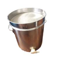 China Durable Stainless Steel Filter Metal Honey Tank with Filter of Honey Bottling Tank for sale