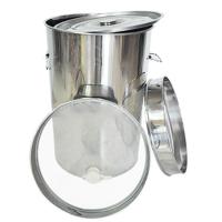 China Durable Stainless Steel Filter Metal Honey Tank with Filter of Honey Bottling Tank for sale