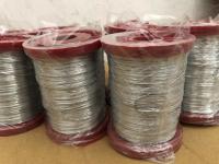 China Factory Direct High Quality 304 Stainless Steel Strength Beekeeping Gear Wire Spool 1kg Per Roll for sale