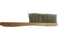 China Hot Selling Double Rows Horsehair Bee Brush Wooden Handle for Beekeepers for sale