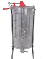 China 2 Frames Stainless Steel Transparent Manual Honey Extractor Beekeeping Equipment for sale